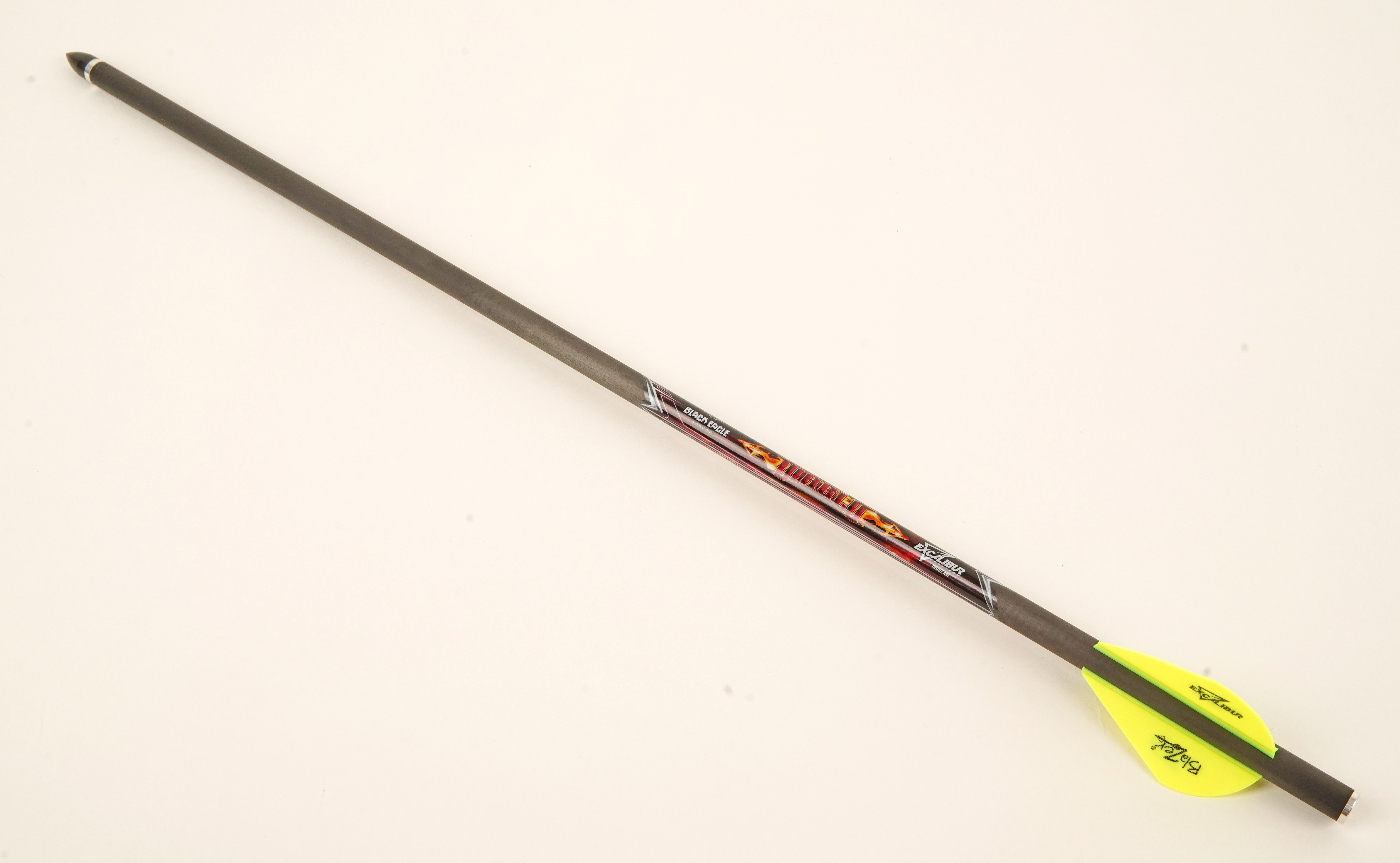 18" Excalibur Diablo, 2" Vanes, Alu Insert, Flat Thread Nock