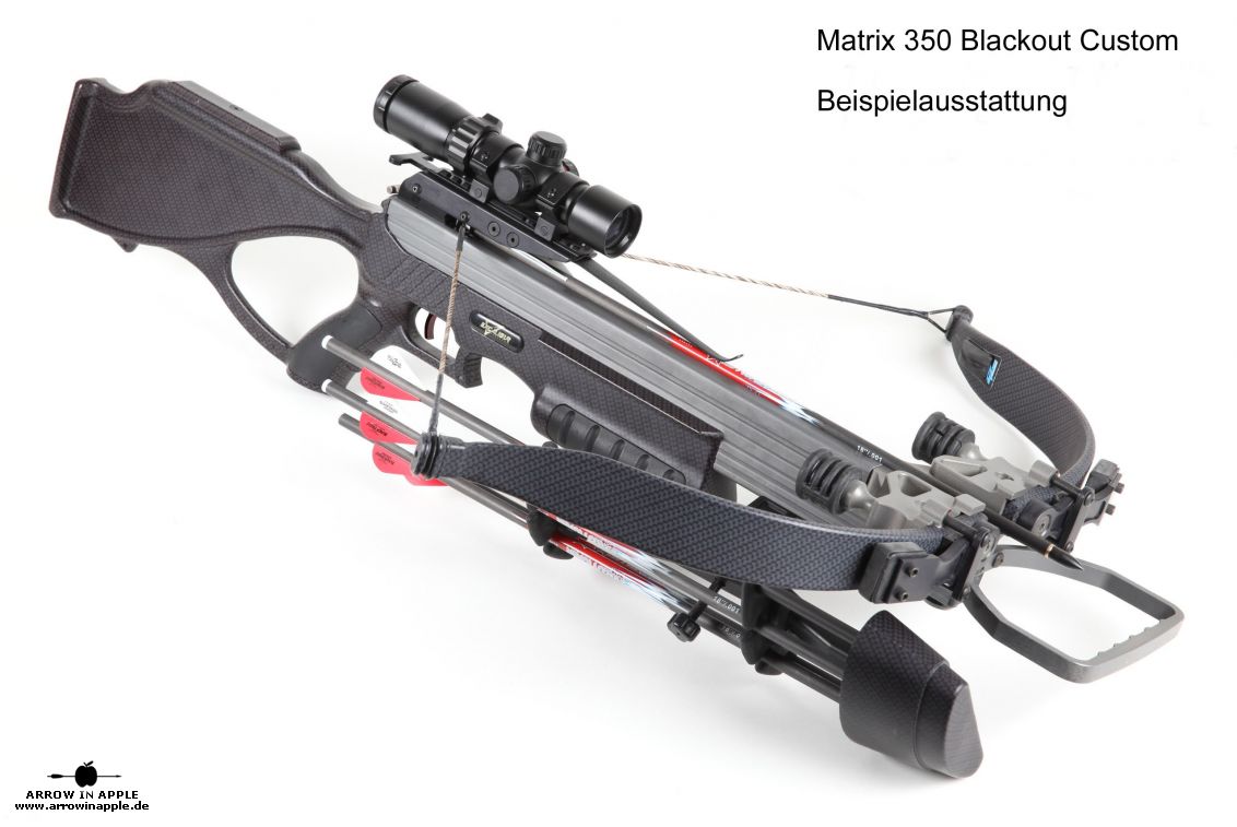 Excalibur Matrix 350 Blackout Custom - ARROW IN APPLE
