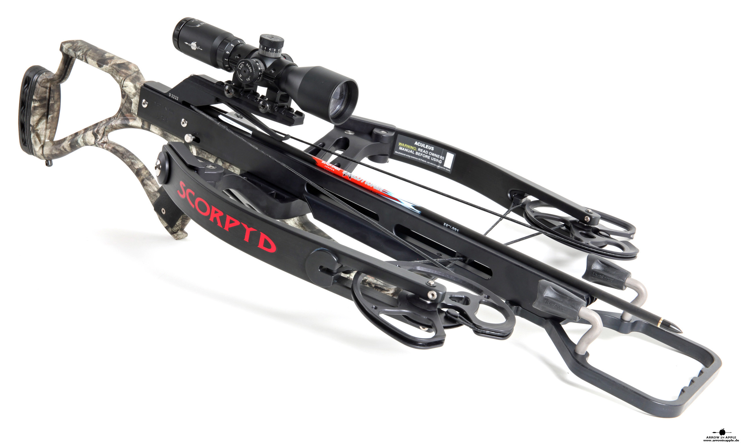Scorpyd ACULEUS 460 Mossy Oak Treestand - ARROW IN APPLE