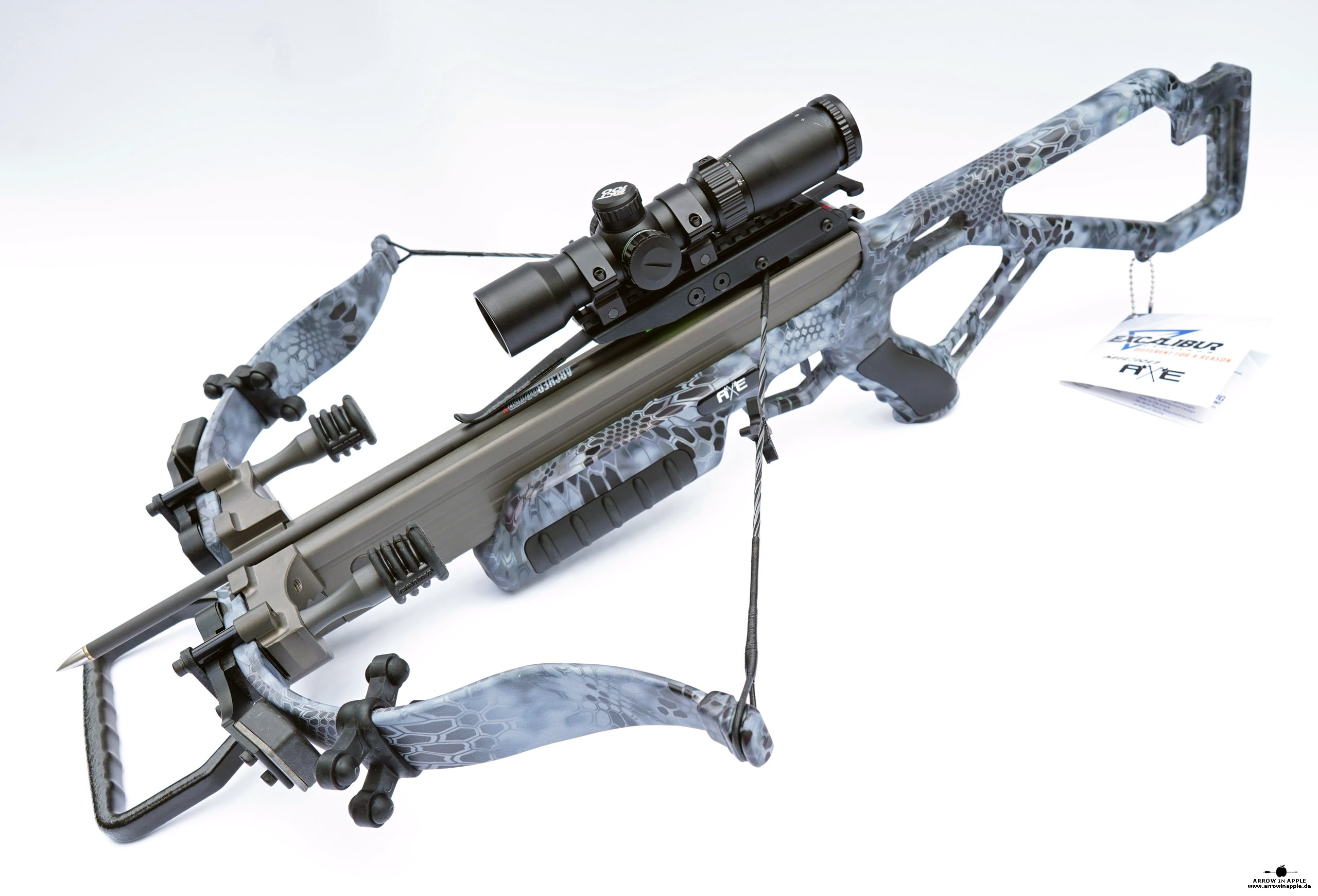 Excalibur AXE 340 Kryptek Raid (full suppressed) - ARROW IN APPLE