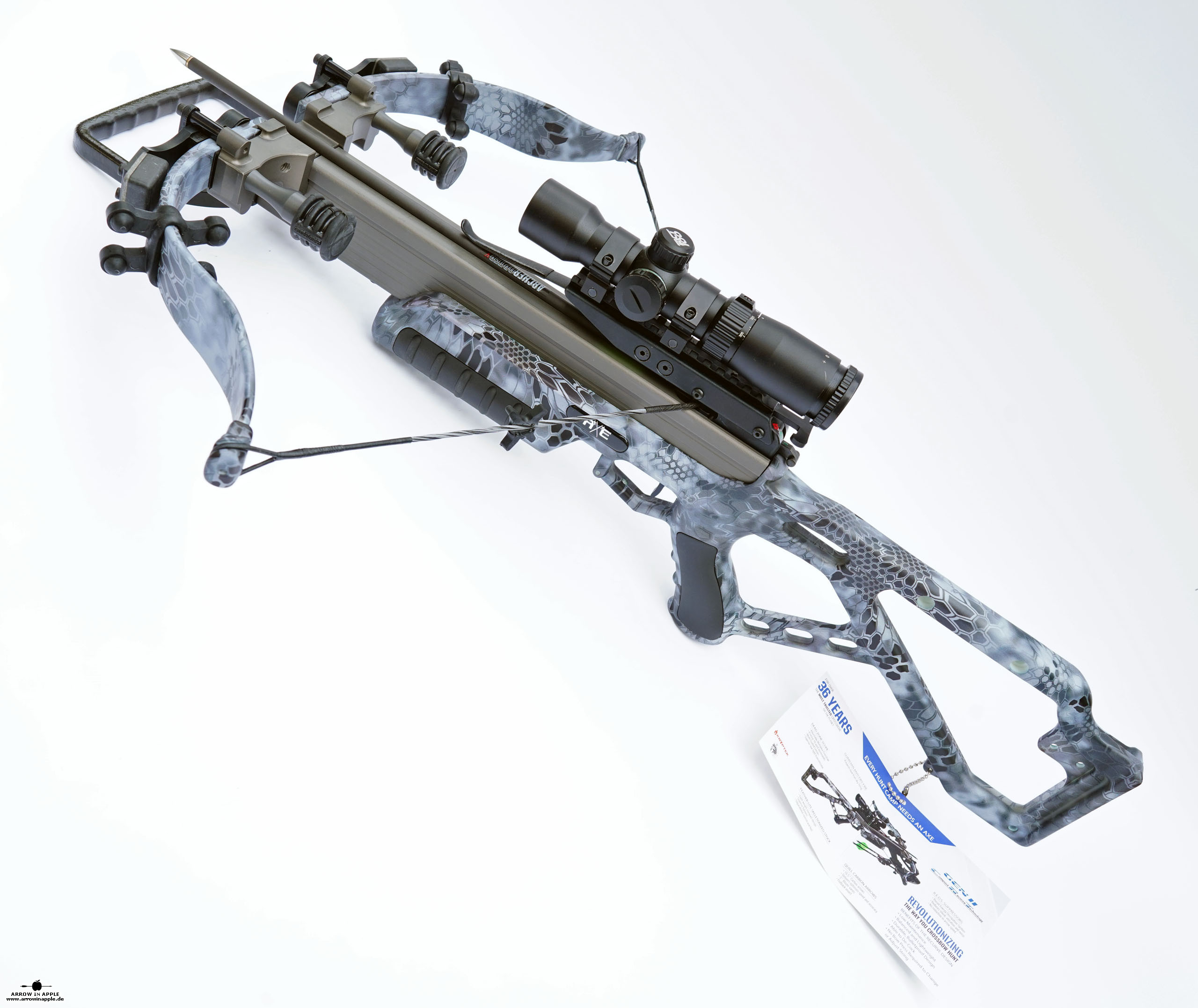 Excalibur AXE 340 Kryptek Raid (full suppressed) - ARROW IN APPLE