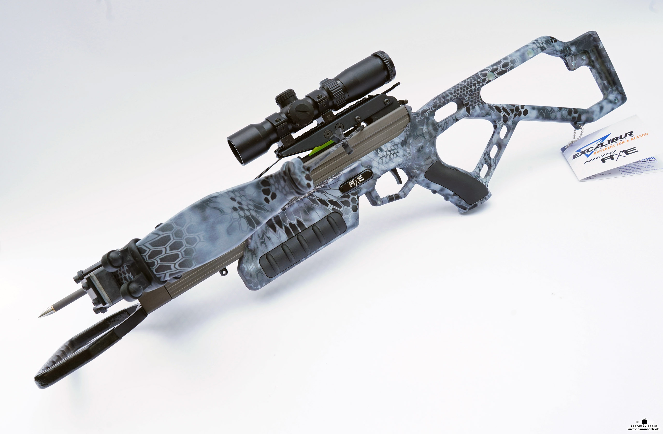 Excalibur AXE 340 Kryptek Raid (full suppressed) - ARROW IN APPLE